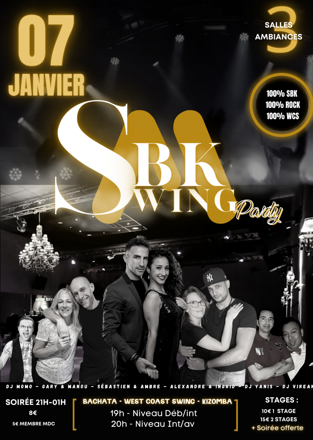 Stages & Soirée SBK SWING / Meyzieu - MARKADAS